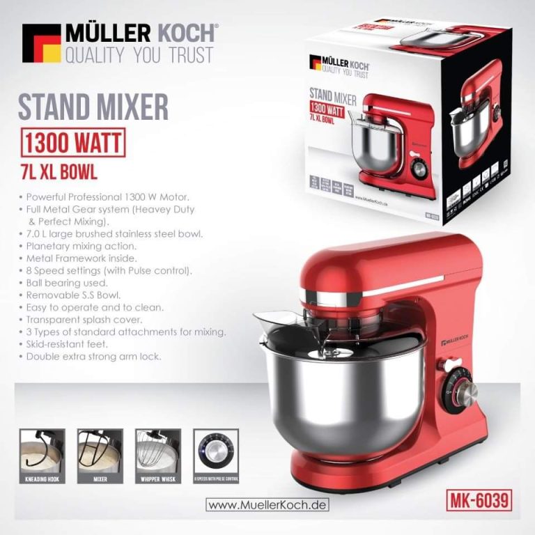 Muller Koch Stand Mixer 7 LITER 1300 WATT - RA Home Store